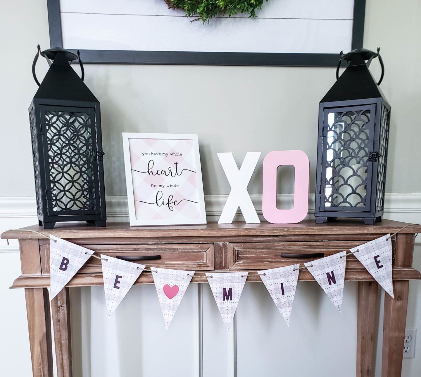 *Be Mine* Printable Banner for Valentine’s Day - little blonde mom