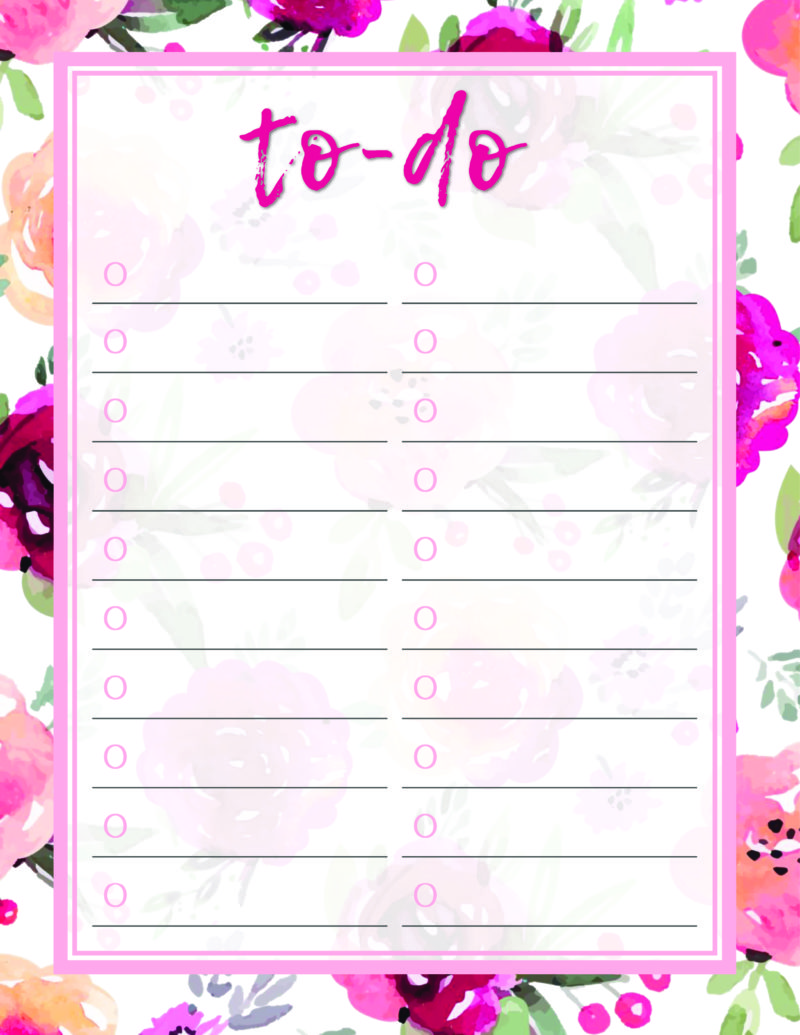 Get Organized with *Free* Planner Printables - little blonde mom