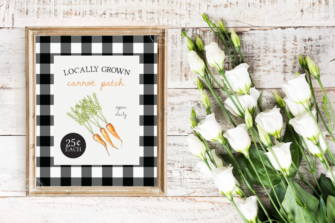 Buffalo Check Easter Printables - little blonde mom