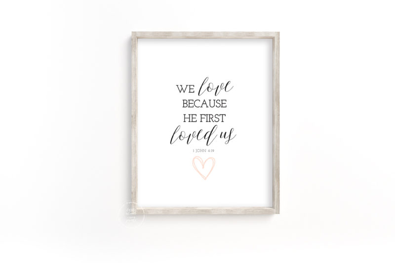 *Freebie* Bible Verse Printables about Love - little blonde mom